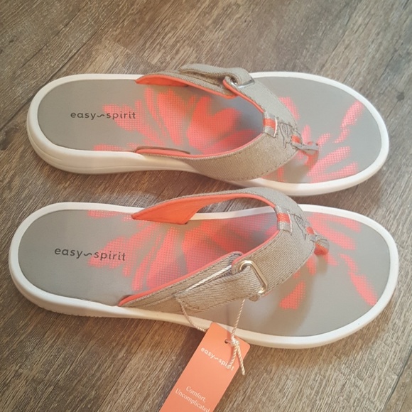 Easy Spirit | Shoes | New Easy Spirit Wide Width Sandles Size 7 Nwt ...